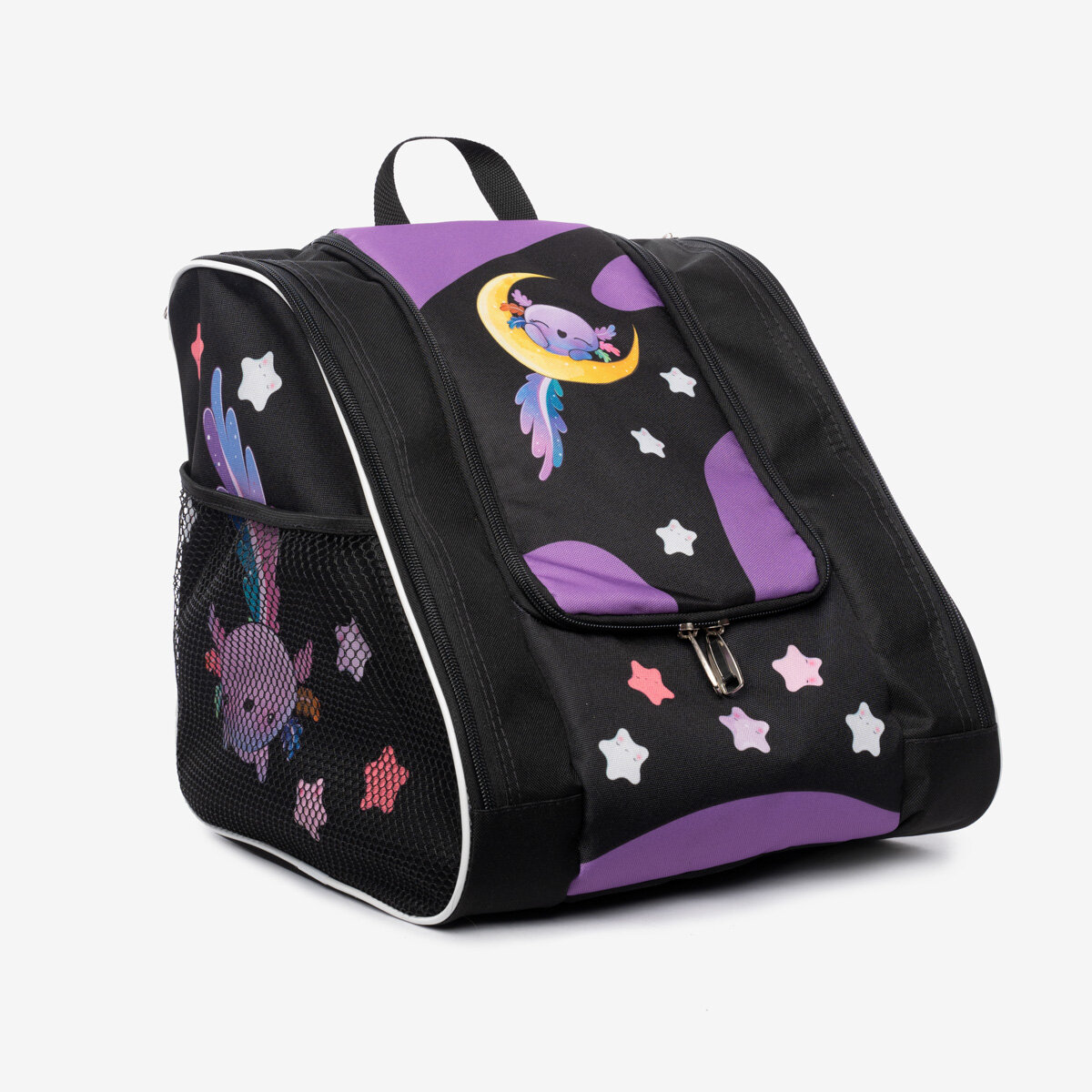 Сумка рюкзак ProStyle "Бильман", Аксолотик, для роликовых и фигурных коньков, 10 л