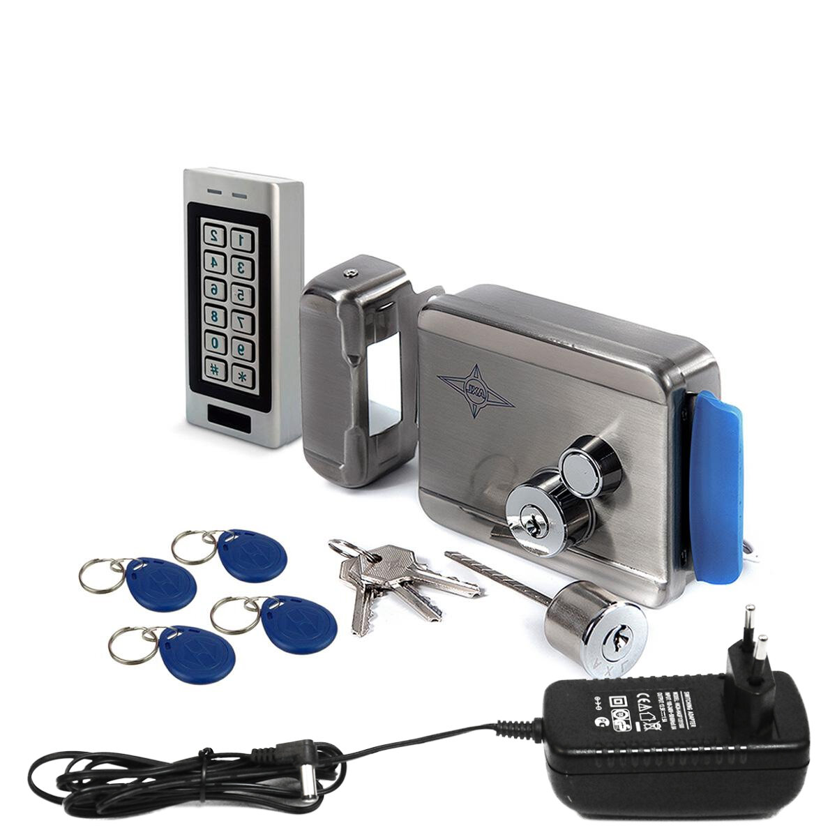 Лидер Lock сатурн замок электромеханический с кодовой панелью для входной двери (электромеханический замок для частного дома)