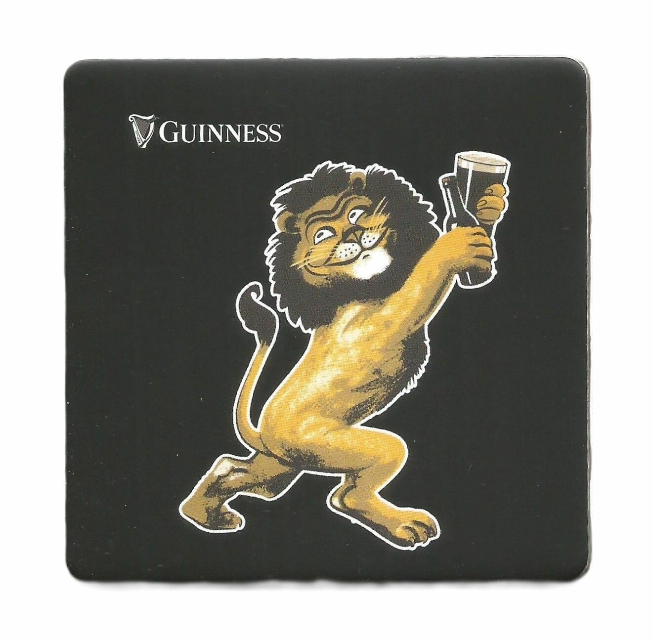 Бирдекель (костер) Guinness Лев (подставка под пивной бокал)