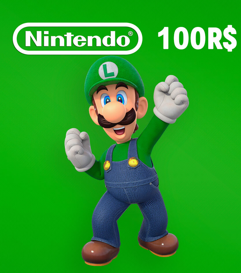 Nintendo eShop карта пополнения 100R$ (Бразилия)