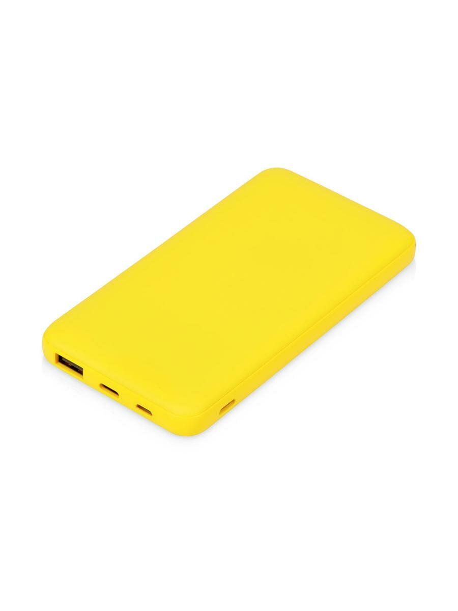 Внешний аккумулятор "Powerbank C2" Oasis, емкостью 10 000 mAh, цвет желтый