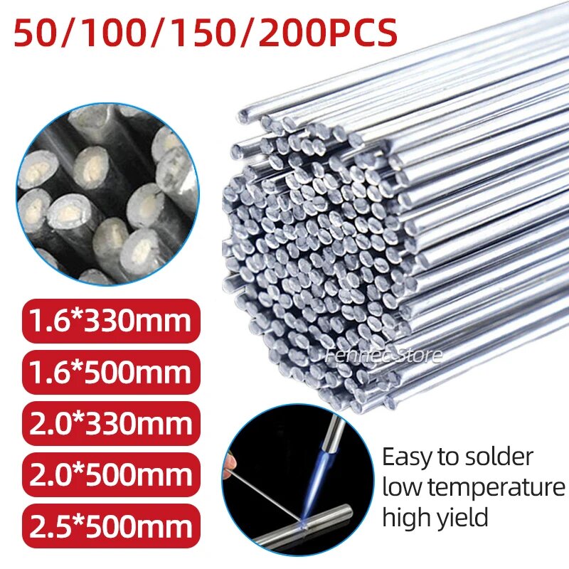 Сварочные электроды алюминиевые 1,6/2,0/2,5 мм 50PCS, 2.0mm x 330mm