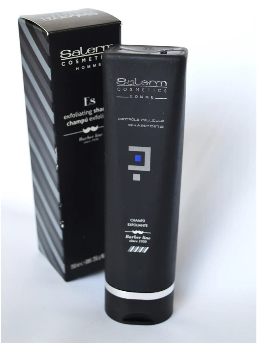 Шампунь Salerm 250мл, для всех типов волос, мужской, против перхоти