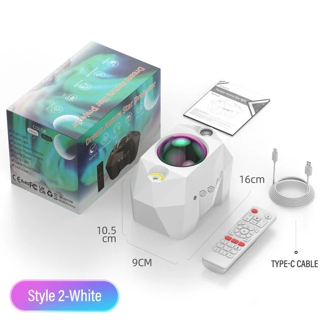 Проектор звездного неба Himist Aurora Galaxy White