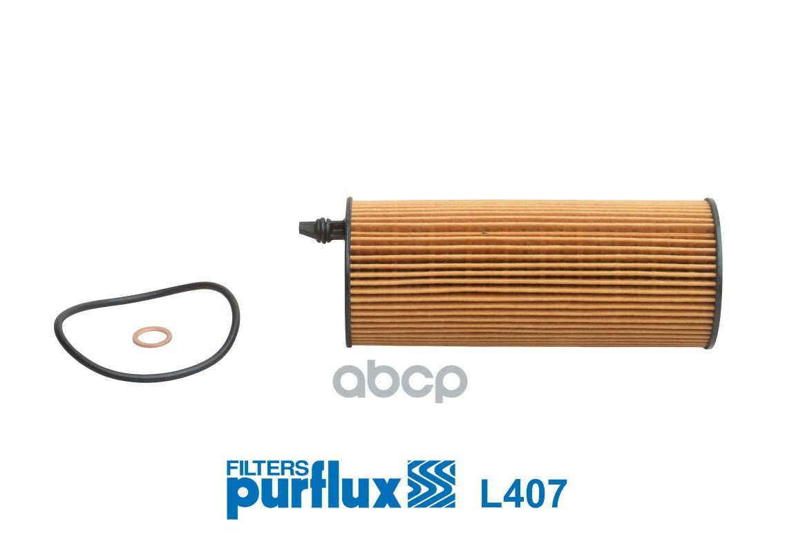 Фильтр масляный BMW 1 (E81, E87), 3 (E91), X1 (E84), X3 (E83) PURFLUX арт. L407