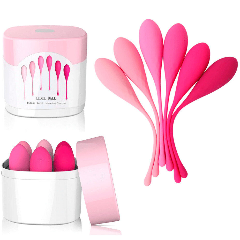 Тренажер Кегеля S-Hande Egg, для тренировки интимных мышц, 6 конусов**