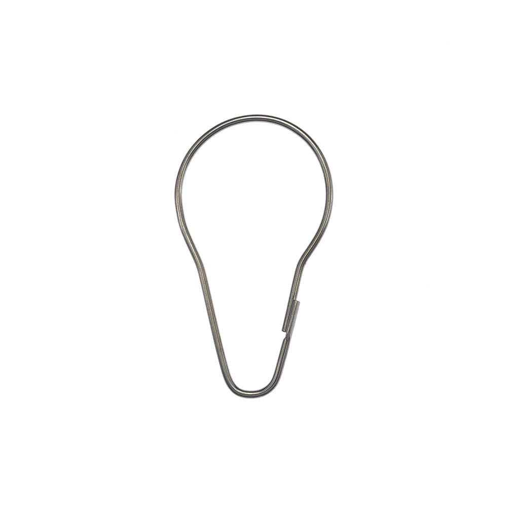 Кольца Esparo, для штор в ванной, хромированные, раздвижные, 35 мм, 12 шт