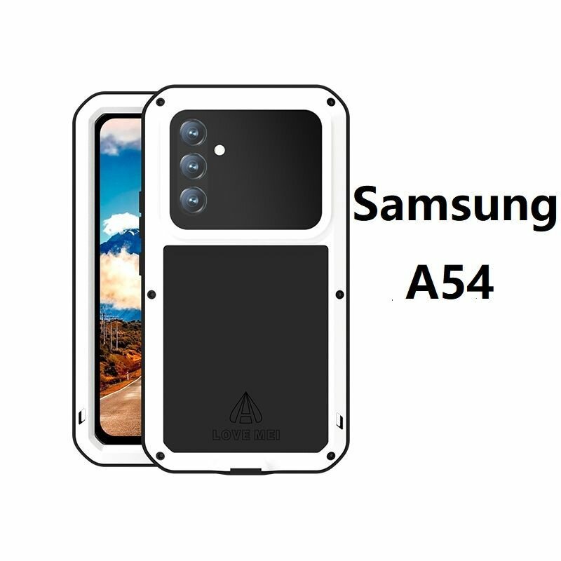 Чехол MyPads Powerful Metal для Samsung Galaxy A54