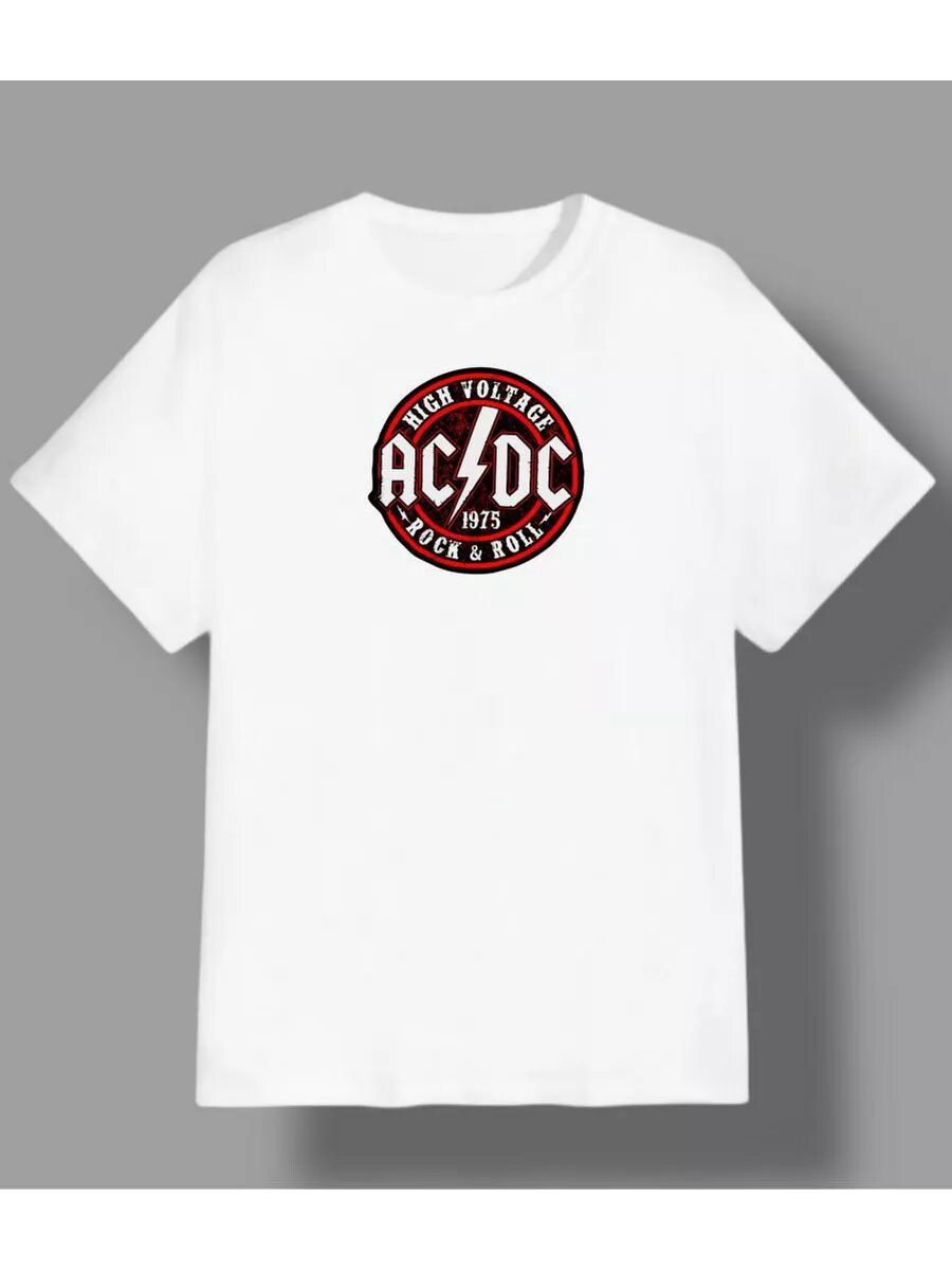 Футболка рок группа AC DC