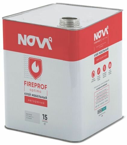 Клей мебельный для поролона NOVA FIREPROF Optima 15кг.