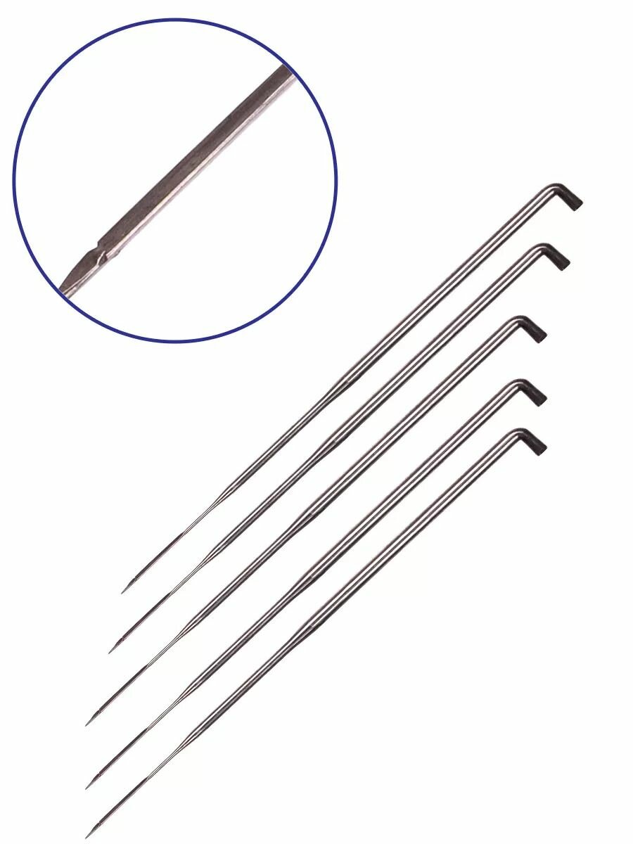 Иглы запасные для валяния (фелтинга) №38 средние "корона" 5 шт.