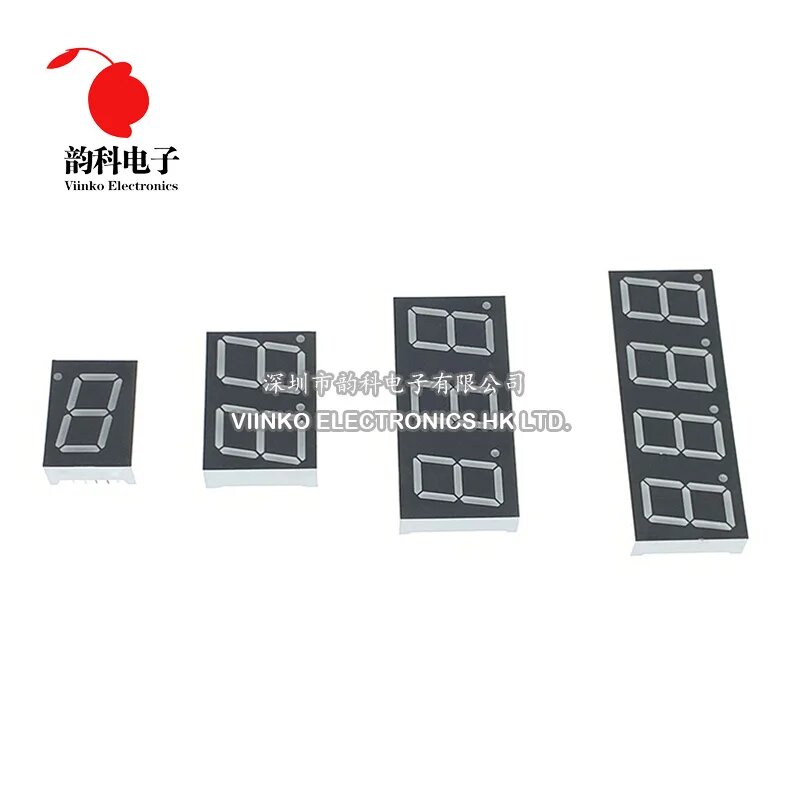 Светодиодный дисплей 0,56" красный, 7-сегментный, 2 Bit Common Cathode