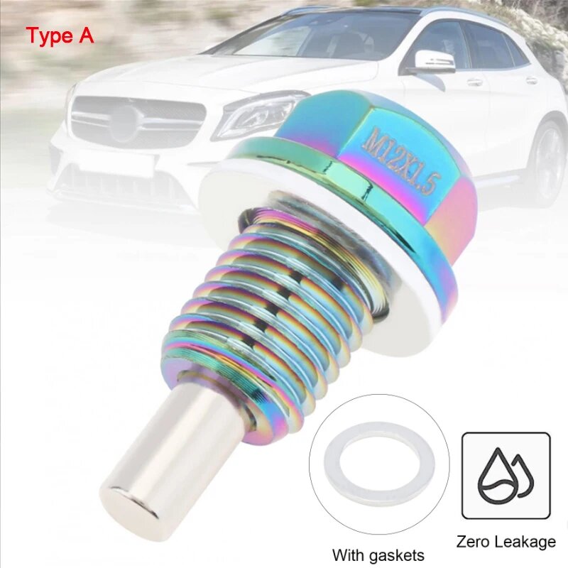 M12x1, 5/M14x1, 5 металлическая гайка для слива масла, авиационный алюминий с A-Colour-M12