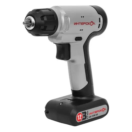 Дрель-шуруповерт Интерскол ДА-12ЭР 20 смарт-д, 1.5Ач, без ЗУ, с одним аккумулятором [883.0.1.00]