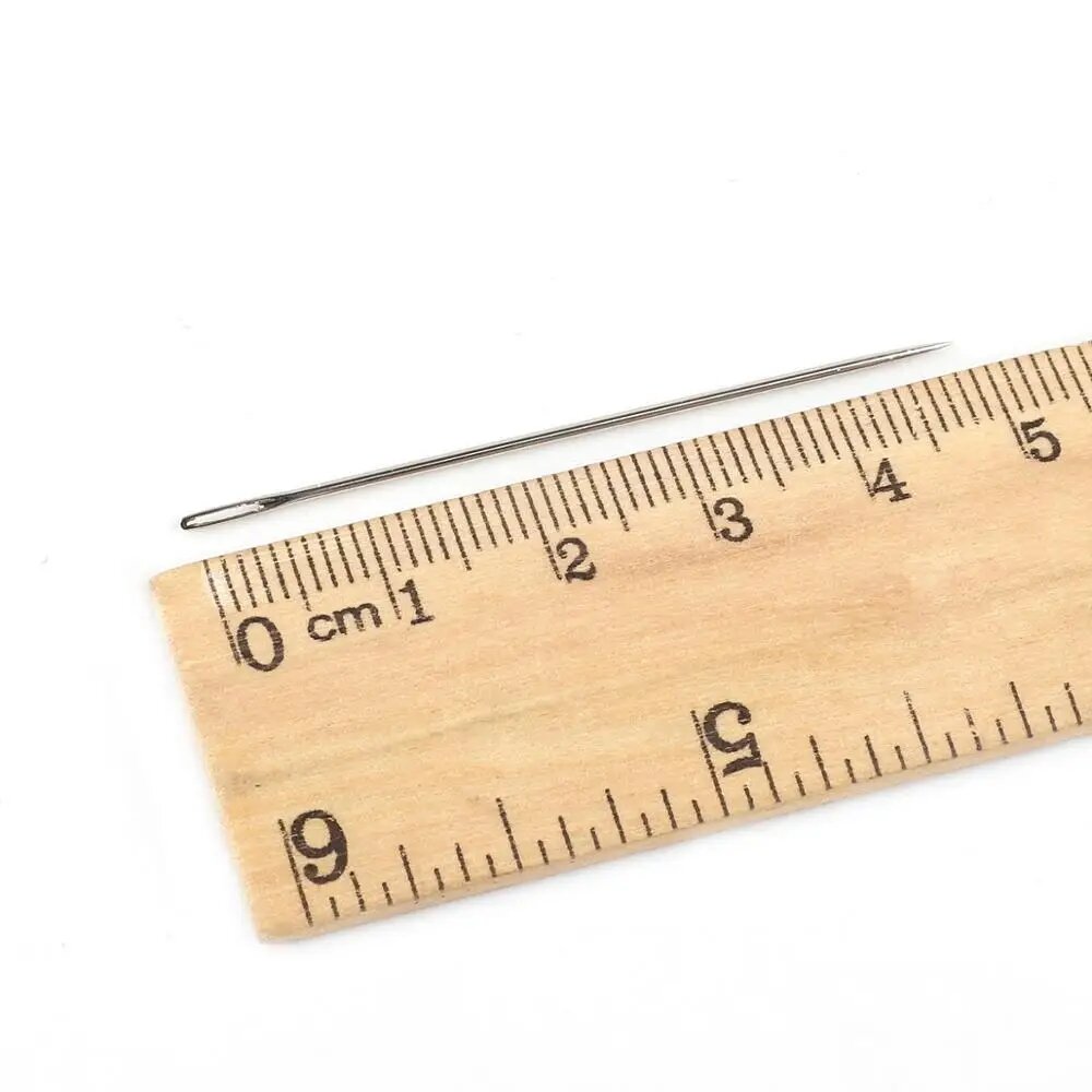 Швейные иглы стальные 0.9x50mm, 25 шт.