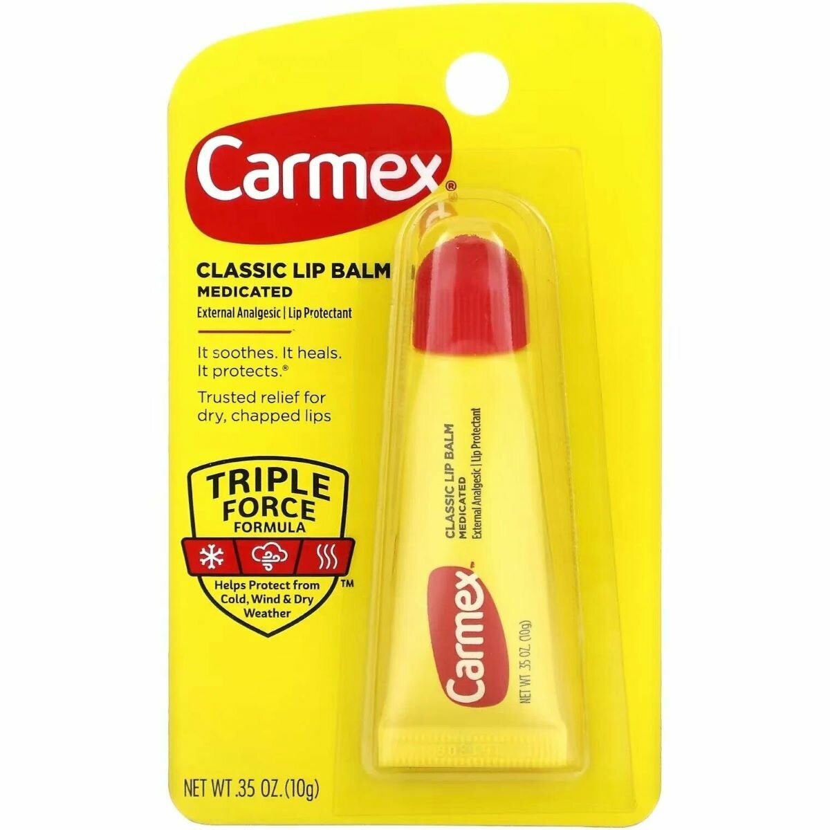 Бальзам для губ классический Carmex Classic Lip Balm туба, 1 шт 10 г