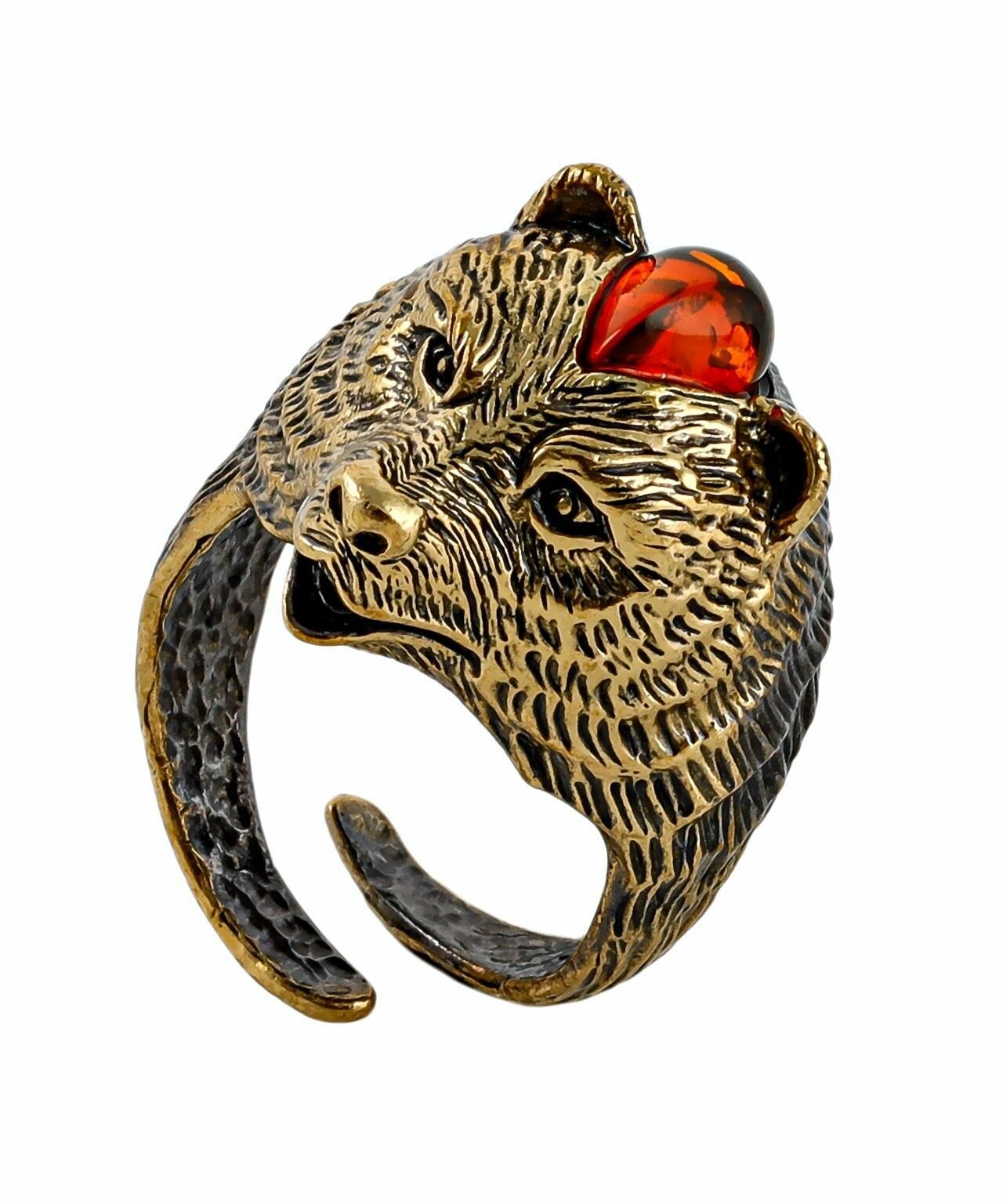 Кольцо, янтарь