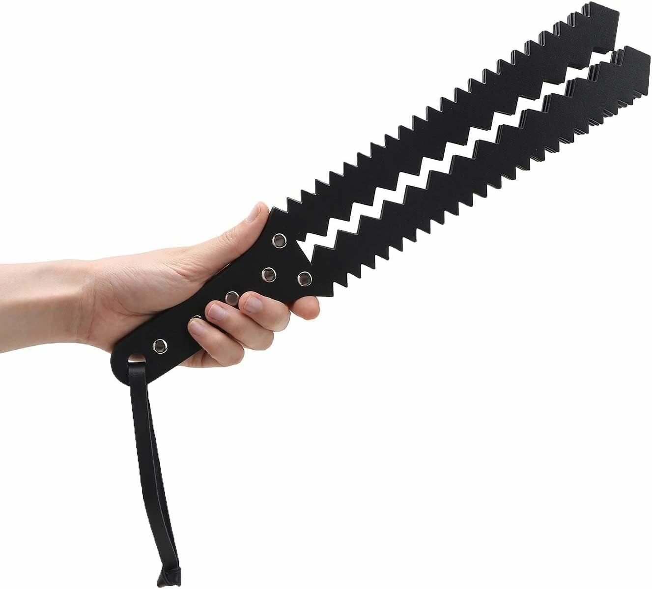 БДСМ-флоггер для порки Секс-кнут для взрослых, 35,5 см, Трехслойный Ремешок, Кожаная секс-игрушка-весло