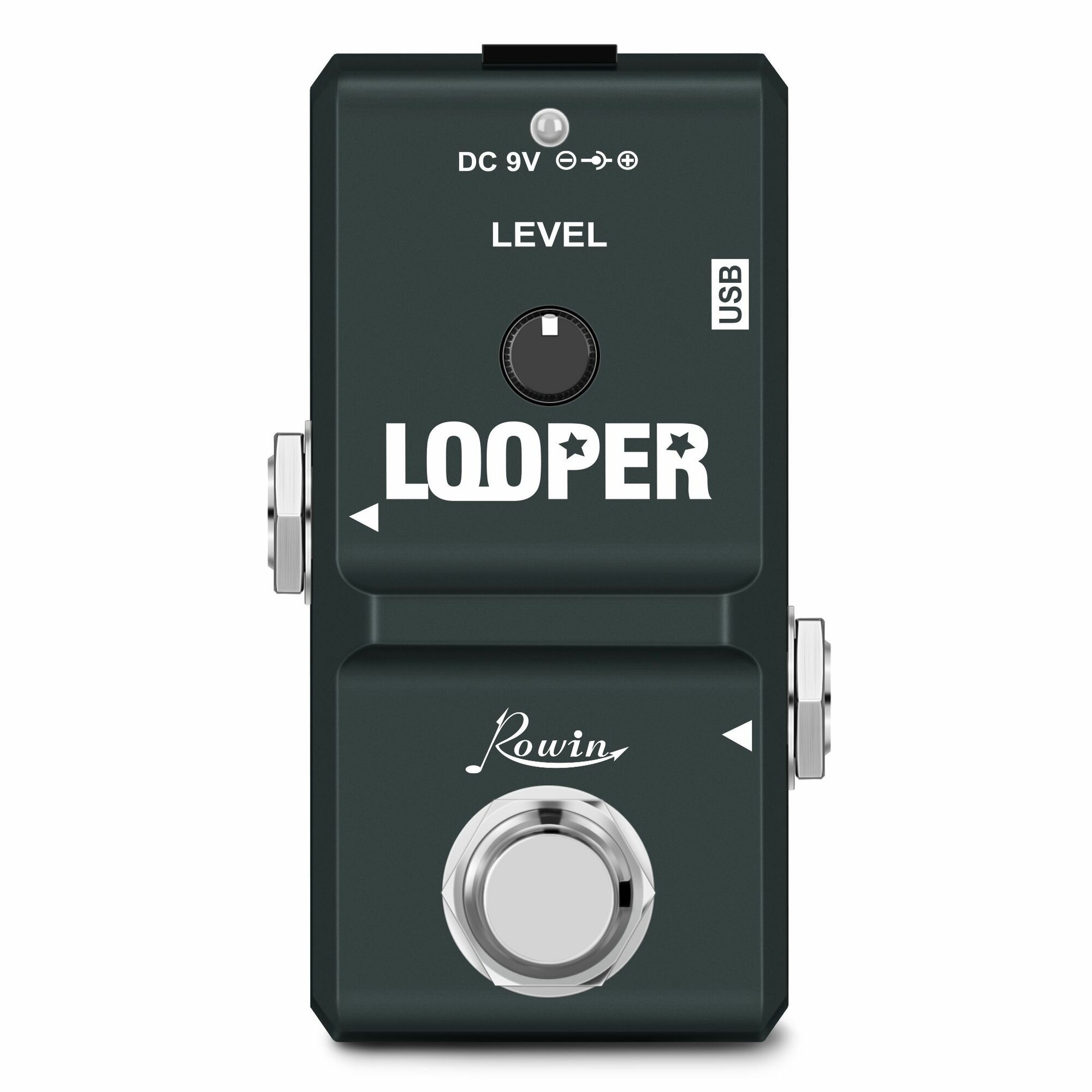 Rowin LN-332 48K Looper Электрогитарный эффект циклическая педаль 10 - минутный цикл Неограниченный сверхчастотный USB порт истинный шунт