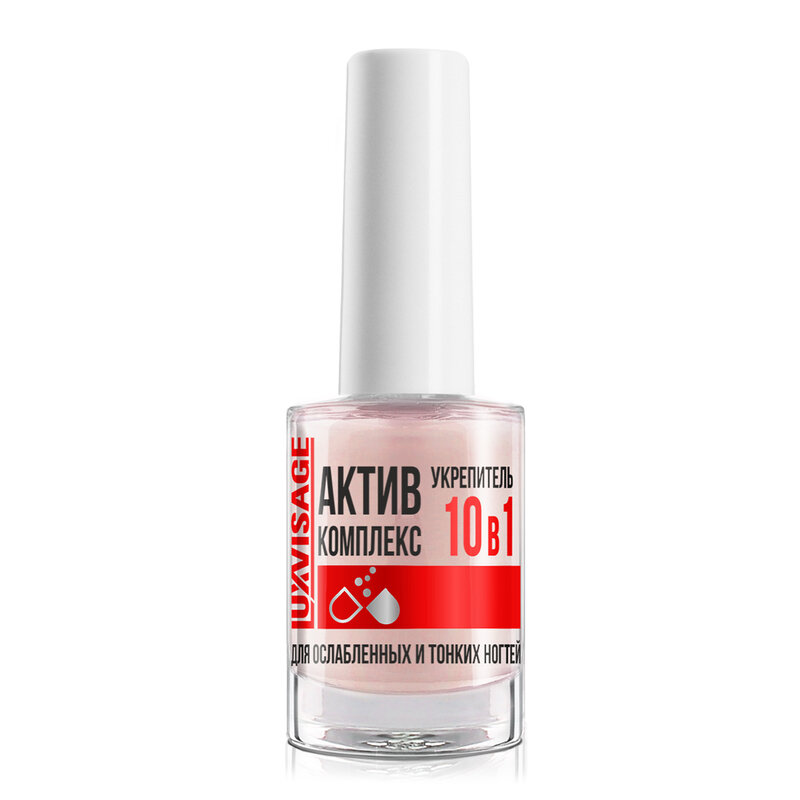 Lux visage укрепитель актив комплекс 10 в 1 для ослабленных и тонких ногтей 9 г