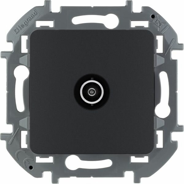 4 шт. Legrand INSPIRIA Антрацит Розетка TV - оконечная - 10 дБ - 5-862 мГц, 673873