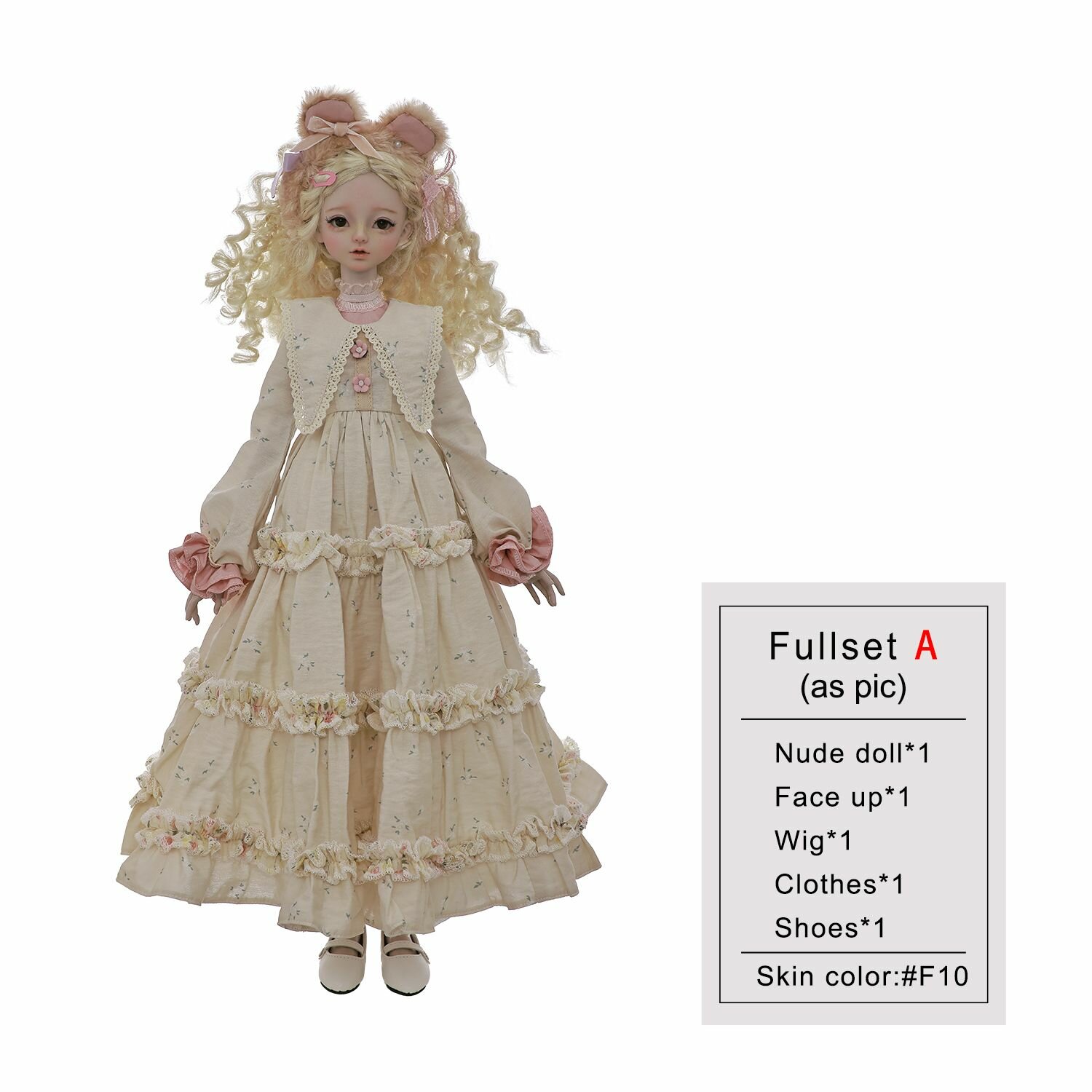 Liano Bjd Кукла 1/4 в деревенском садовом стиле