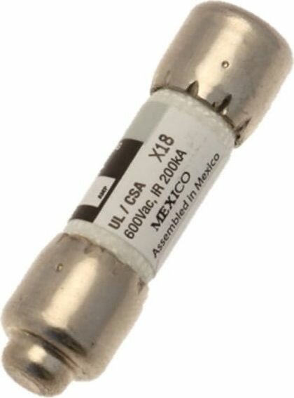 Предохранитель BUSSMANN FNQ-R-3 Предохранитель серии Tron с характеристикой Time-Delay 3А 600В AC 10x38мм 1шт