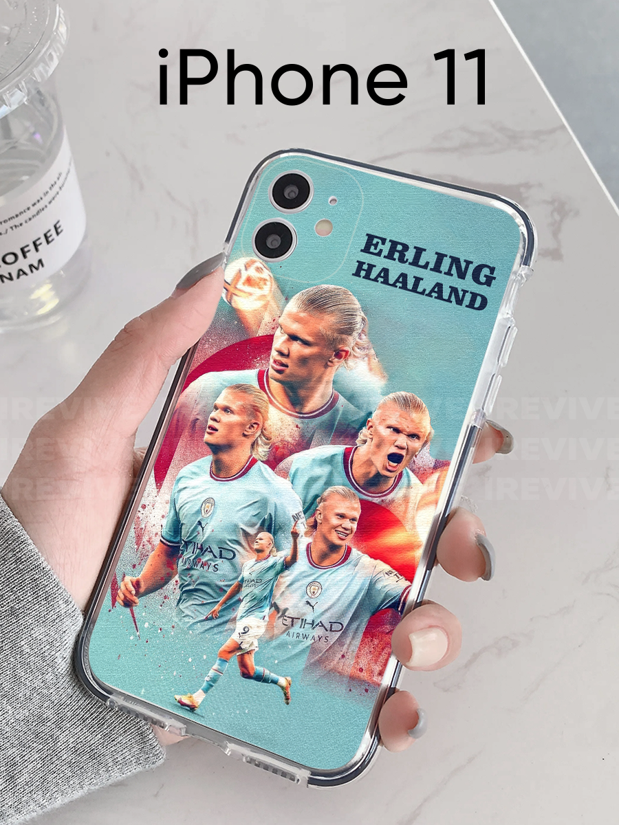 Чехол футболисту, Эрлинг Холанн на Iphone 11