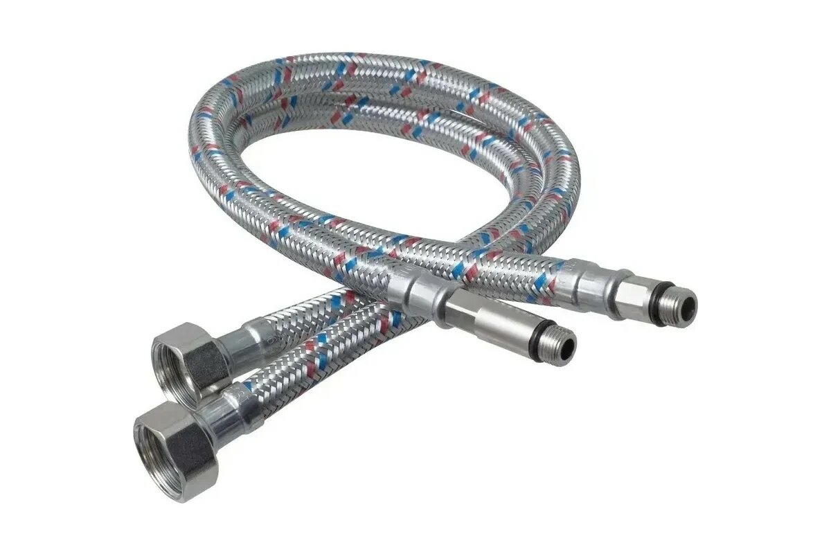 ELKA Гибкая подводка к смесителю пара латунь 20 см (пара) 4627132450365