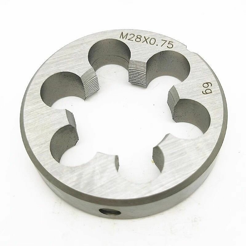 Плашка ручная, М28х0,75, Сталь инструментальная, 1 штука, FUDO