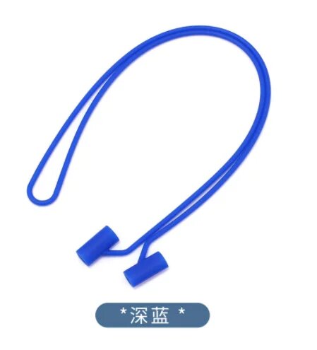 Силиконовый шнур для очков Синий, Синий