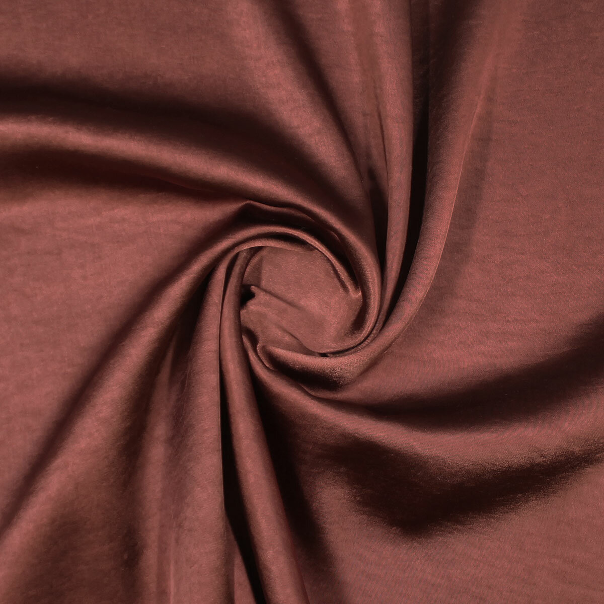 Ткань Ткани-100, атлас, плательная, глянцевая, терракотовая, 1x1.4м