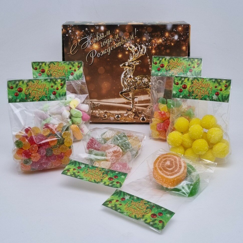 Набор Праздничный ассорти сладостей 6 видов с новым годом