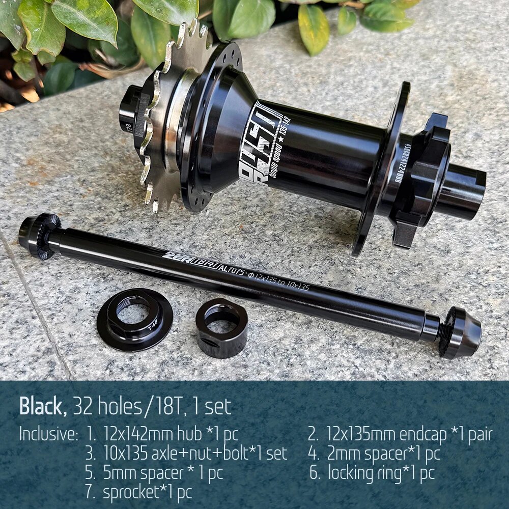 Koozer 450 Dirt Jump Ступица BMX Black 32H 18T