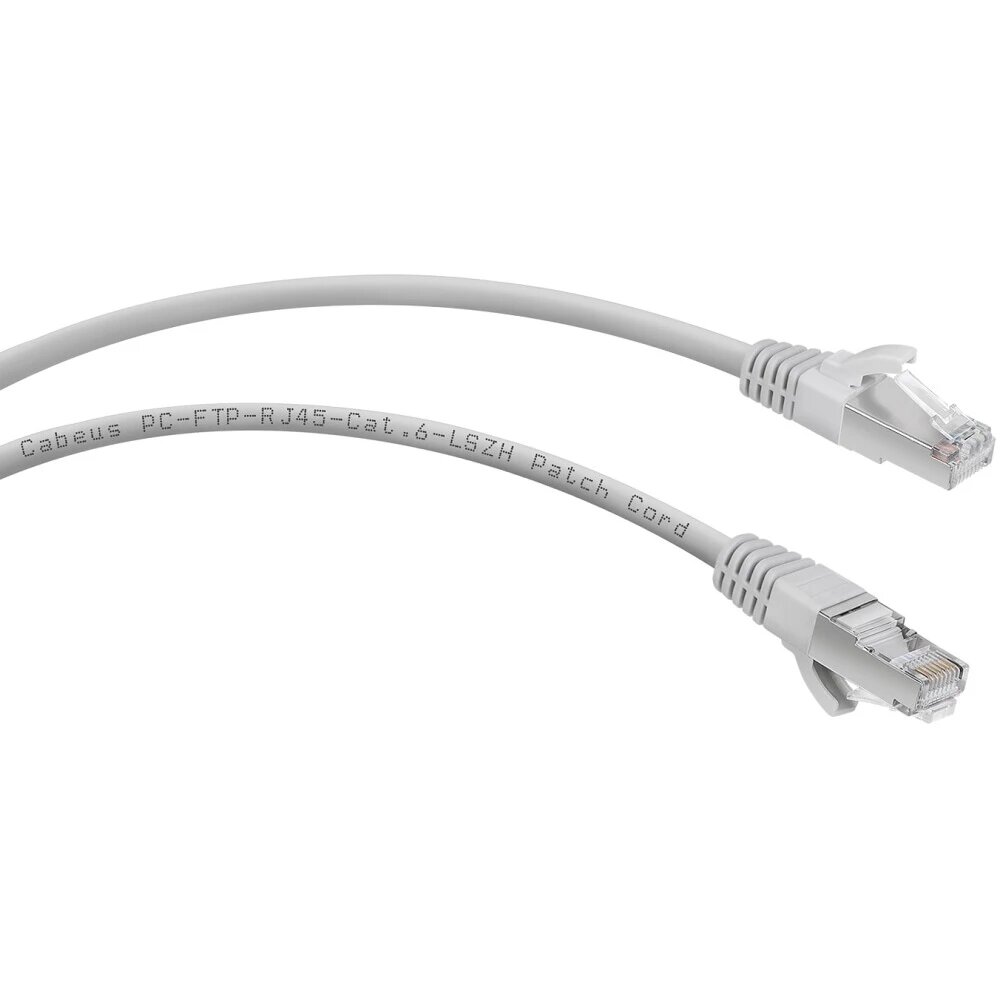 Патч-корд Cabeus 1.5м (PC-FTP-RJ45-Cat.6-1.5m-LSZH)