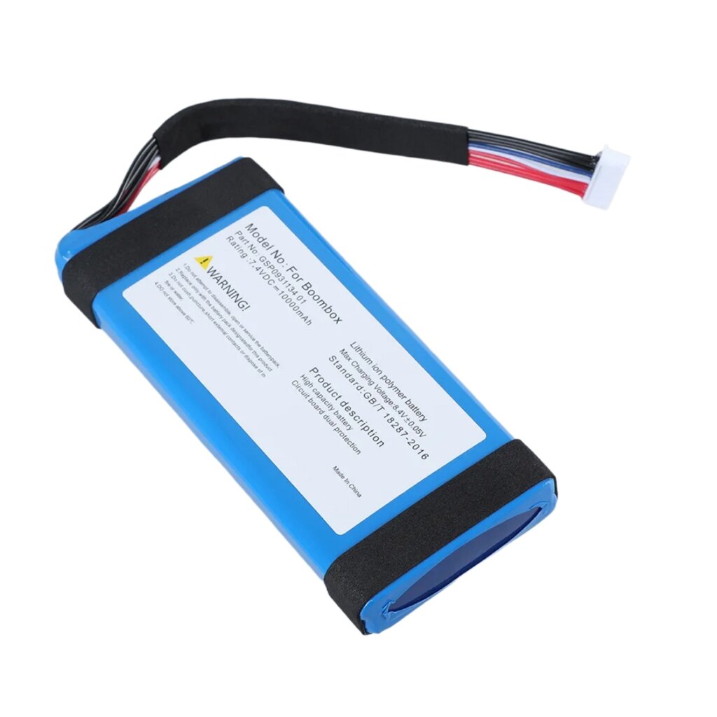 Литиевая Батарея Большой Емкости 10000 мАч для Портативного Динамика Boombox1 с длительным временем воспроизведения
