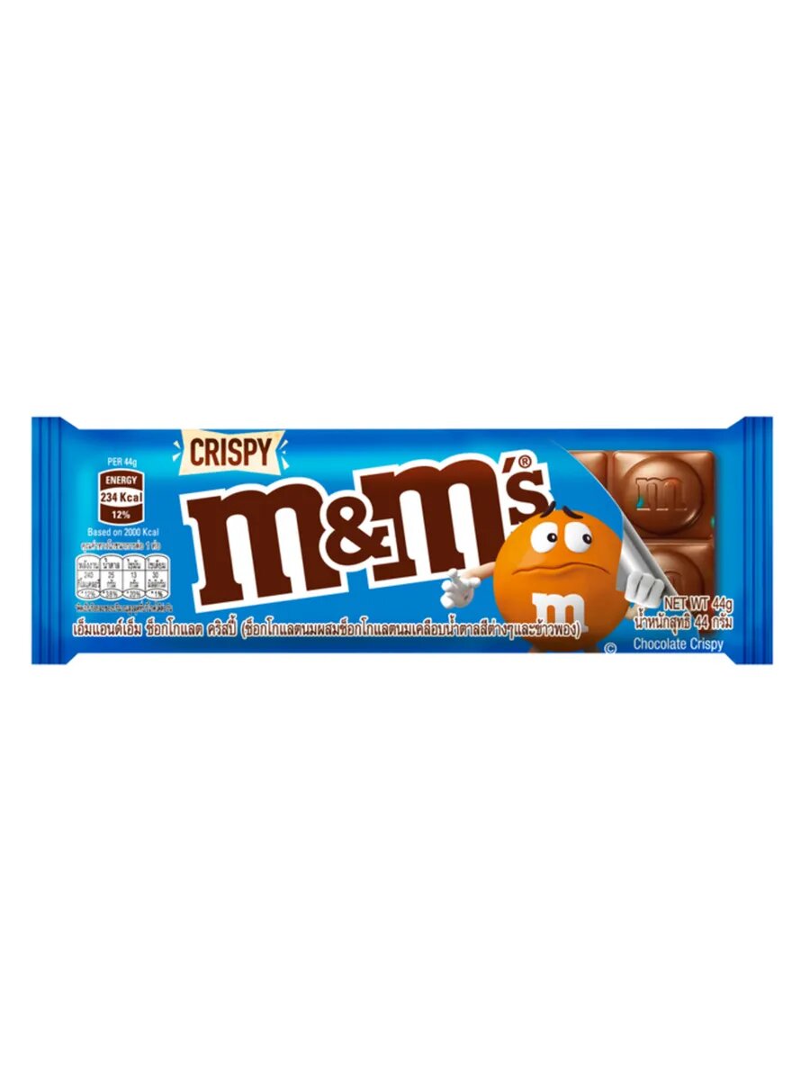 Плитка шоколада M&M's Криспи Мини