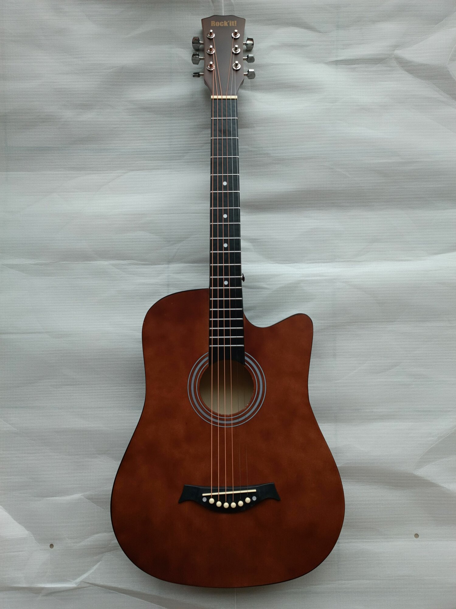 Акустическая классическая гитара Rock'it! (38 дюймов) коричневая