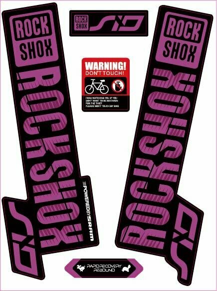 Наклейка LYRIK ROCK-SHOX, для горного велосипеда, передняя вилка, 2018 г.