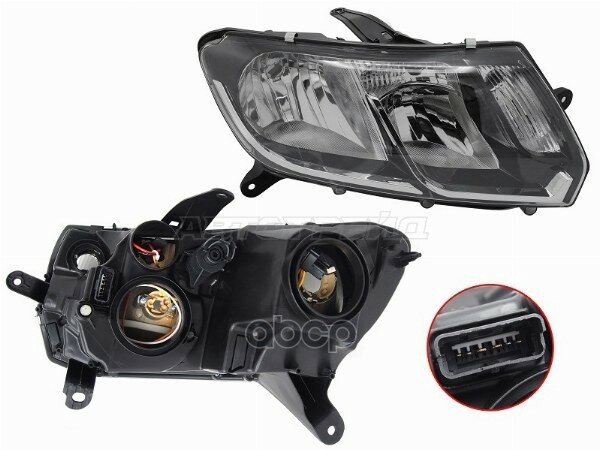 Фара LADA Largus 21- / Renault Logan 14-18 (Справа/ Ручная регулировка) Sat арт. ST-551-11L5R