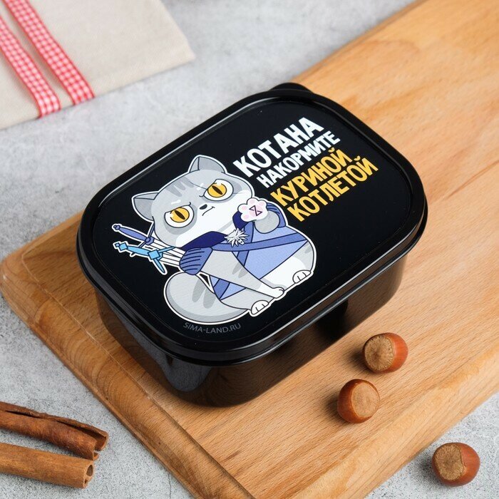 Ланч-бокс FoodVibes "Котана накормите" 0,5 л