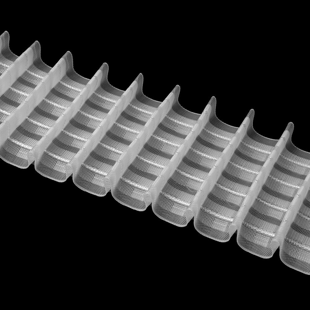 Шторная лента OZ-IS Прозрачная, 100 мм, 50 м (4338 MP)