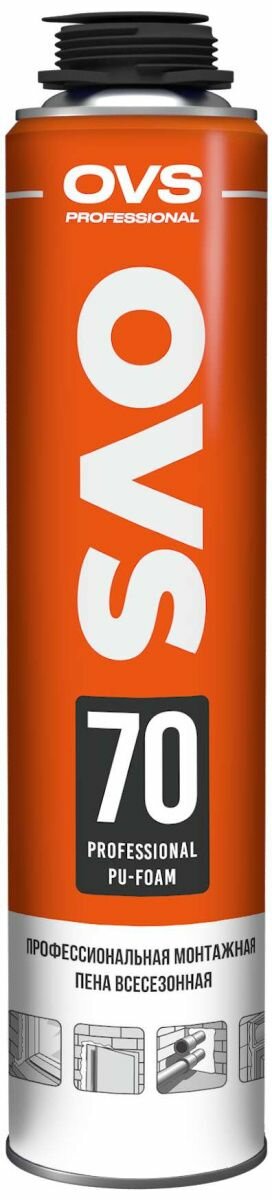 OVS Profissional 70 монтажная пена полиуретановая всесезонная