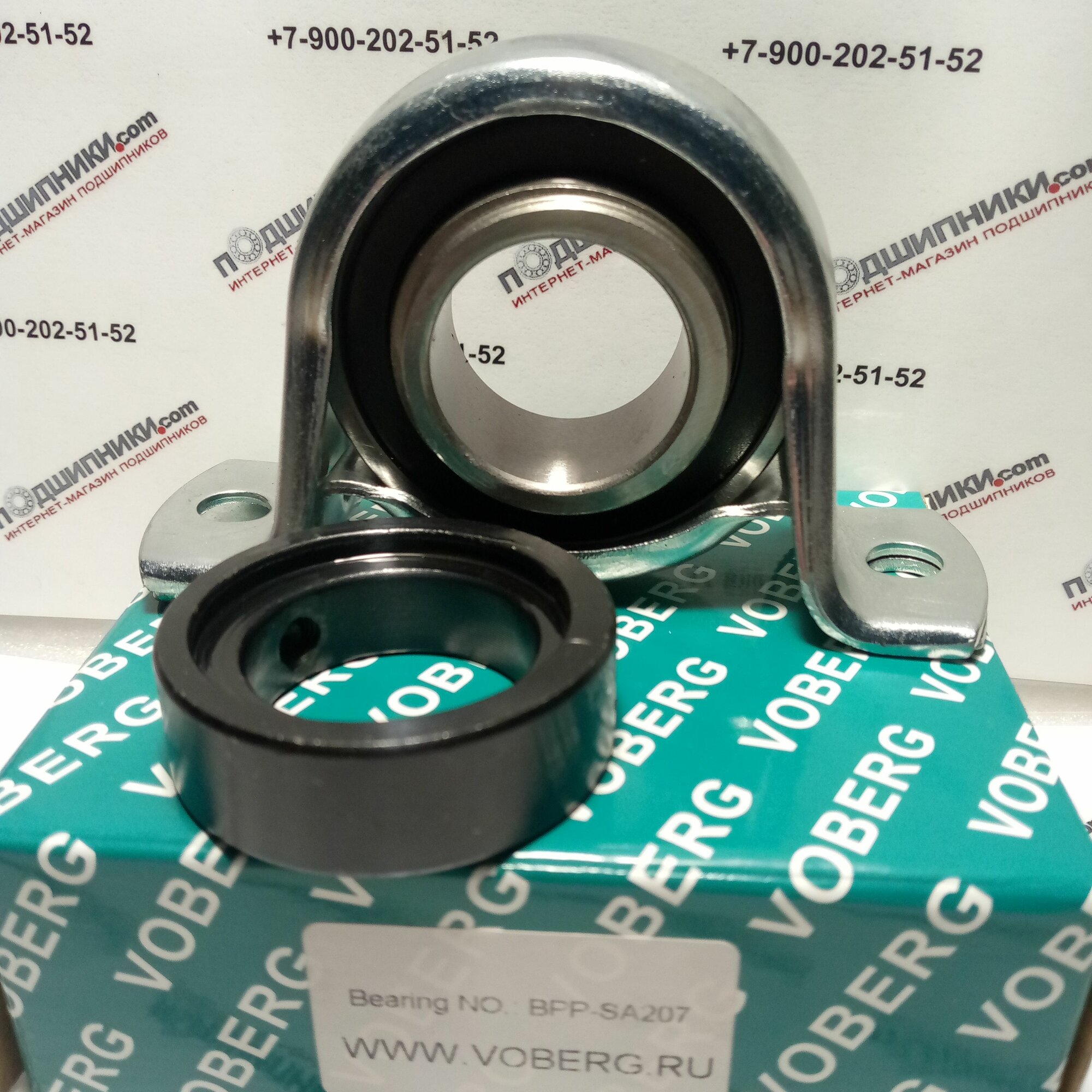 Подшипниковый узел VOBERG "BPP-SA207", из штампованной стали