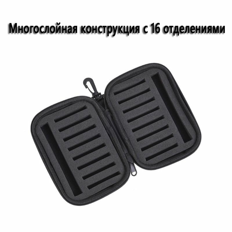 Коробка для блесен и приманок. Мягкий чехол-органайзер рыбалки