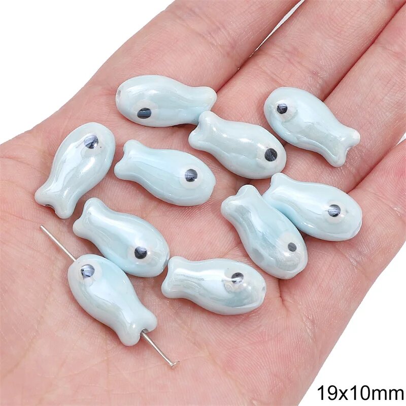 Керамические бусины Beadia с кроликом и тыквой 15 2pcs