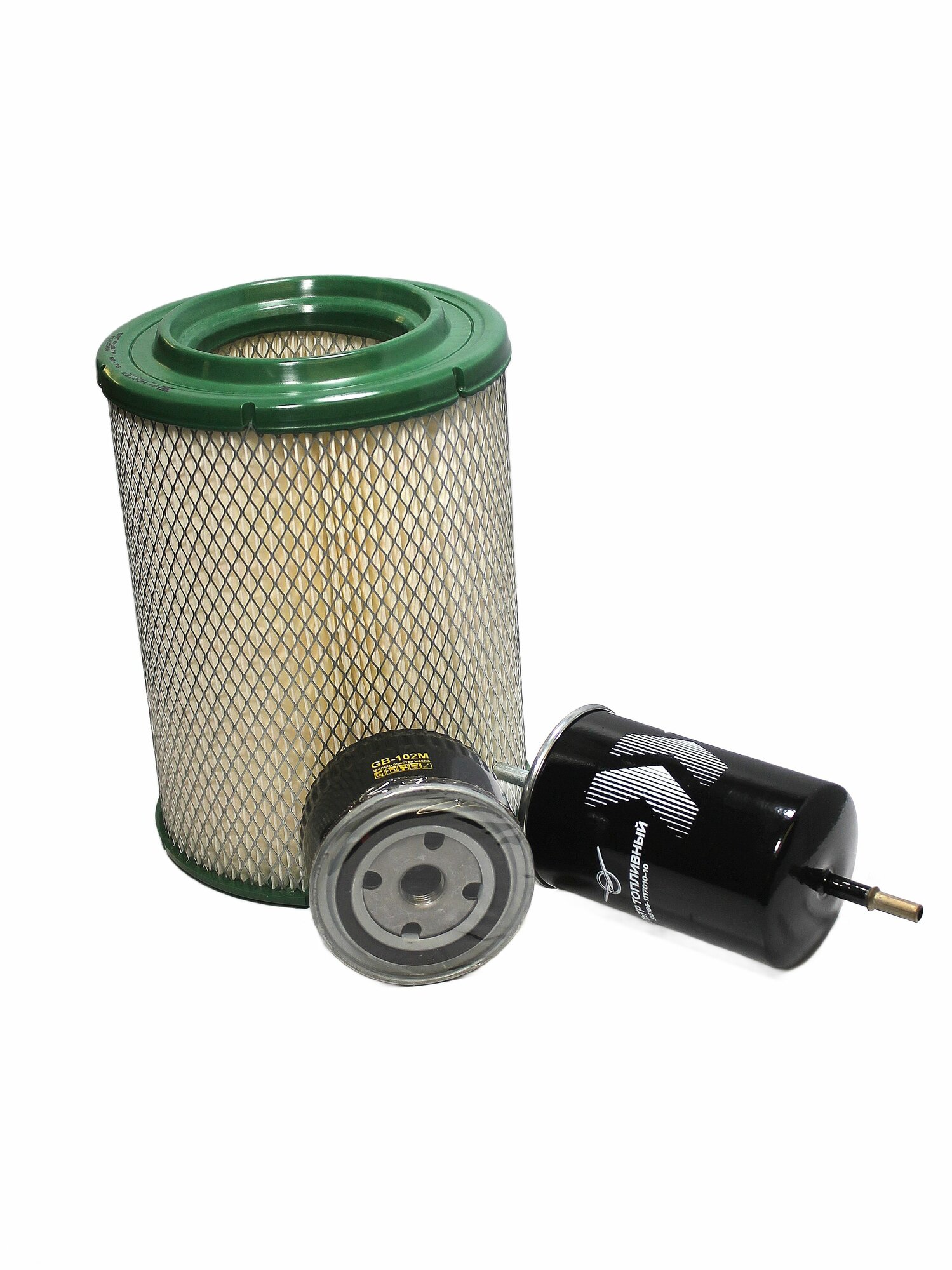 Набор фильтров для ТО для а/м УАЗ Патриот с кондиционером, с 2012 года выпуска, масляный, топливный, воздушный