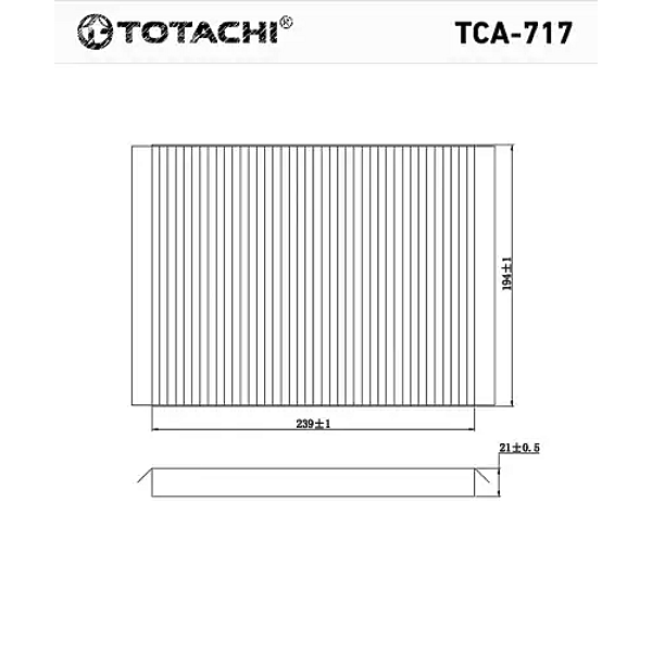 TOTACHI TCA-717 фильтр салона