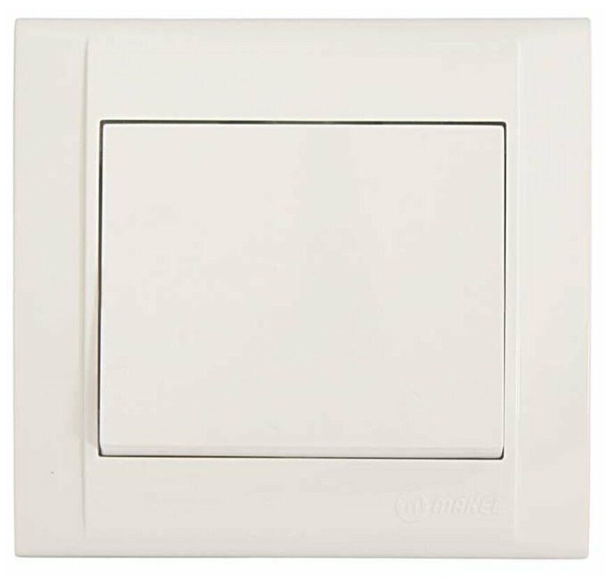 Выключатель 1-кл. СП Defne 10А IP20 без подсветки бел. Makel 42001001