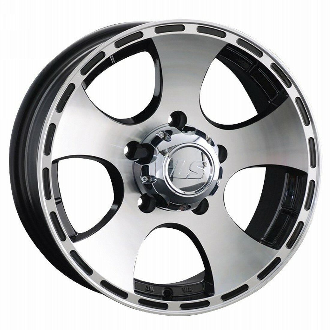 Колесный диск LS 795 7x16 5x139,7 ET5 108,5 BKF литой для автомобиля